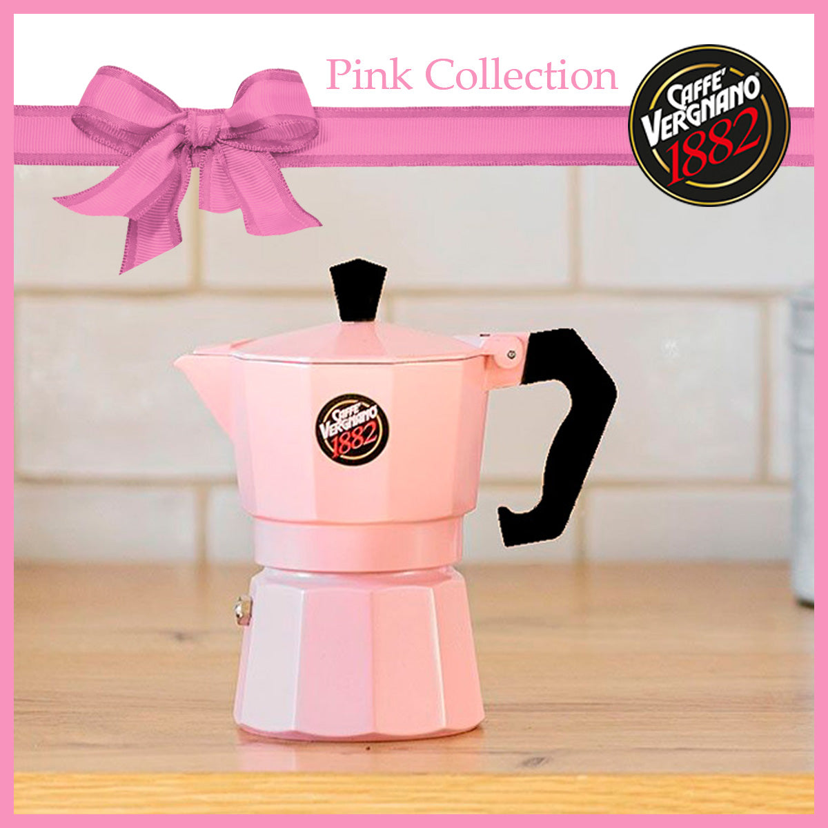 CAFETERA MOKA ROSADA – Italian Coffee